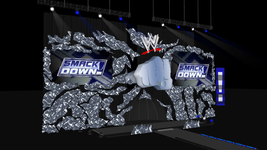 WWE SmackDown 2006-2007 Pre-HD Stage | 3D Warehouse