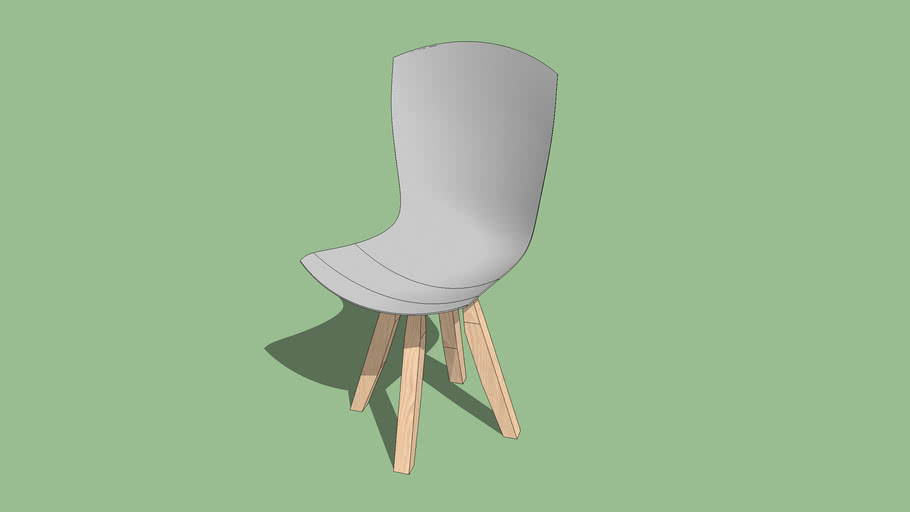 shell chair design modern | 3D Warehouse