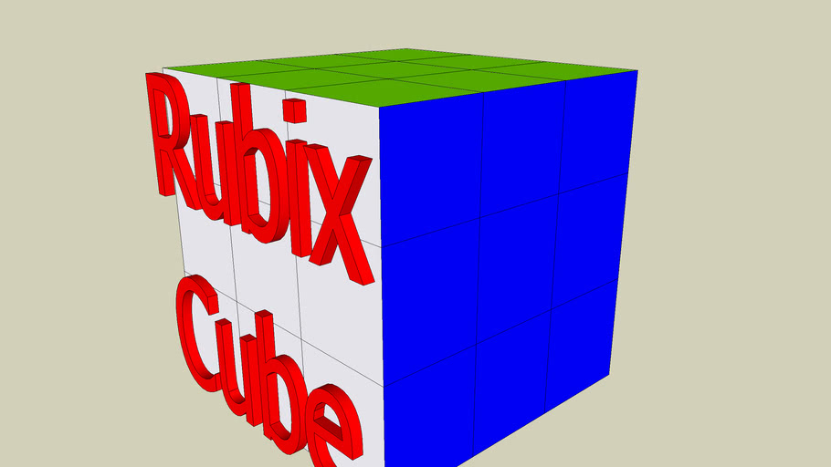 Rubix Cube | 3D Warehouse