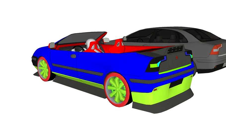 tuned Citroen C5 改装的雪铁龙C5 | 3D Warehouse