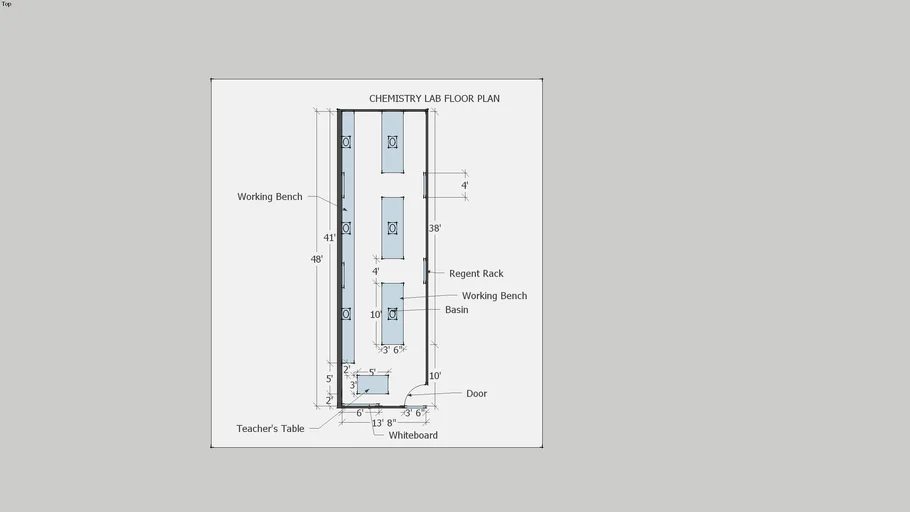 lab floor plan | 3D Warehouse