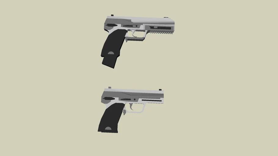 random awsome pistol + upgrades | 3D Warehouse