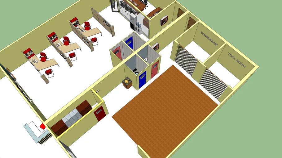 Company layout FEASIB | 3D Warehouse