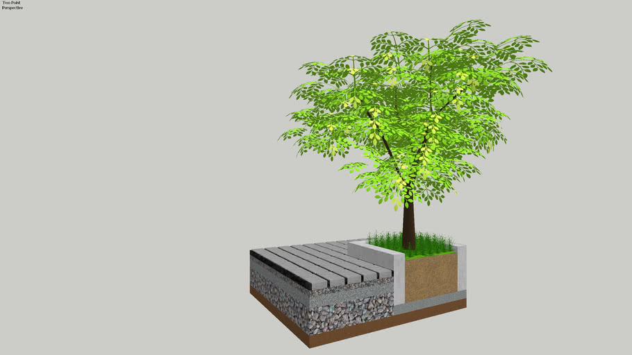 Detail - Permeable pavement | 3D Warehouse