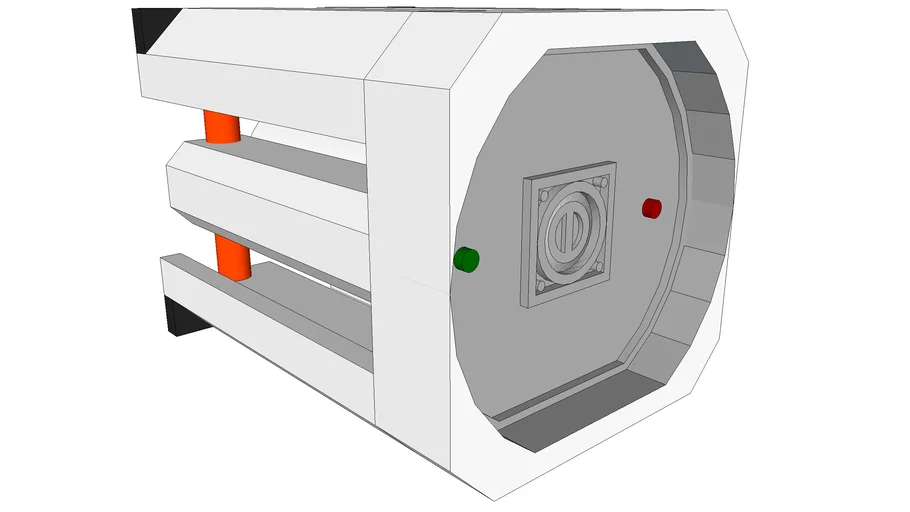 Container grab with 4000mm dock | 3D Warehouse