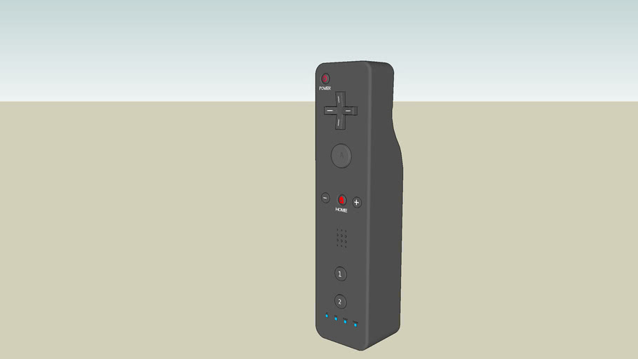 Black Wiimote | 3D Warehouse