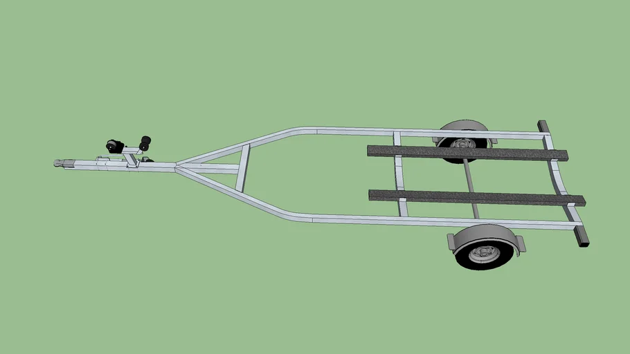 Aluminum Boat Trailer | 3D Warehouse