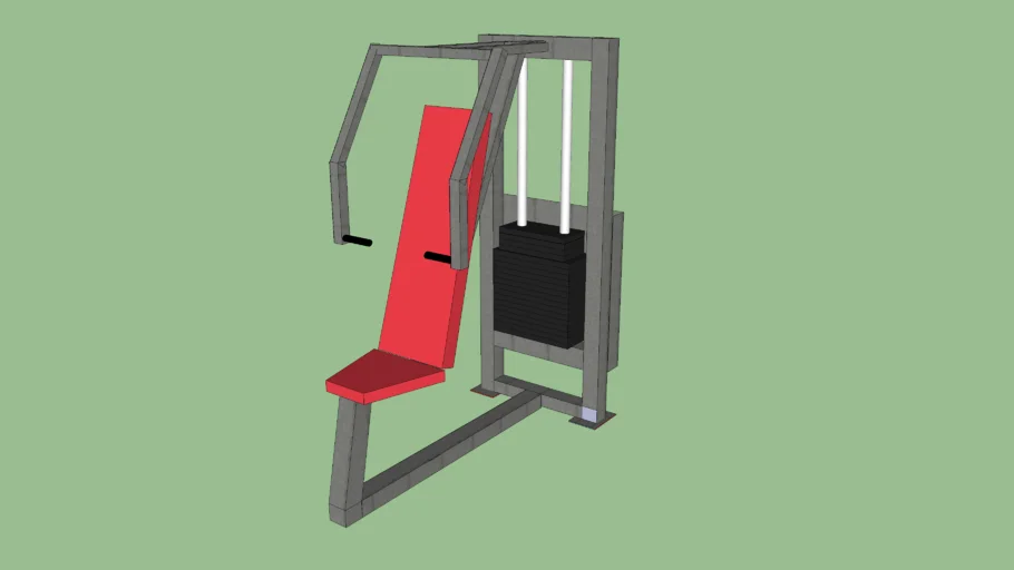 Chest Press Machine | 3D Warehouse
