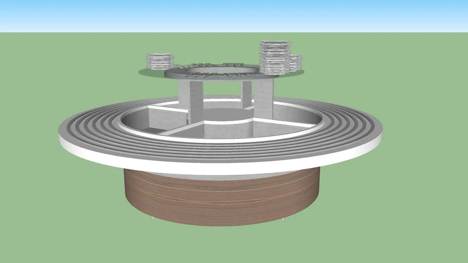 Self service_circular_buffet | 3D Warehouse