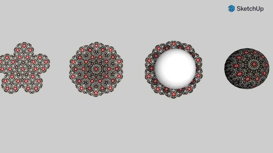 Penrose Spherical Pattern | 3D Warehouse