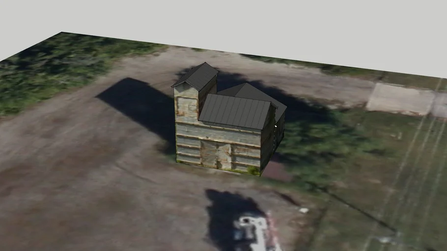 North Lawrence grain elevator | 3D Warehouse