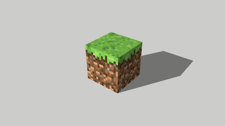 Minecraft:grass_block | 3D Warehouse