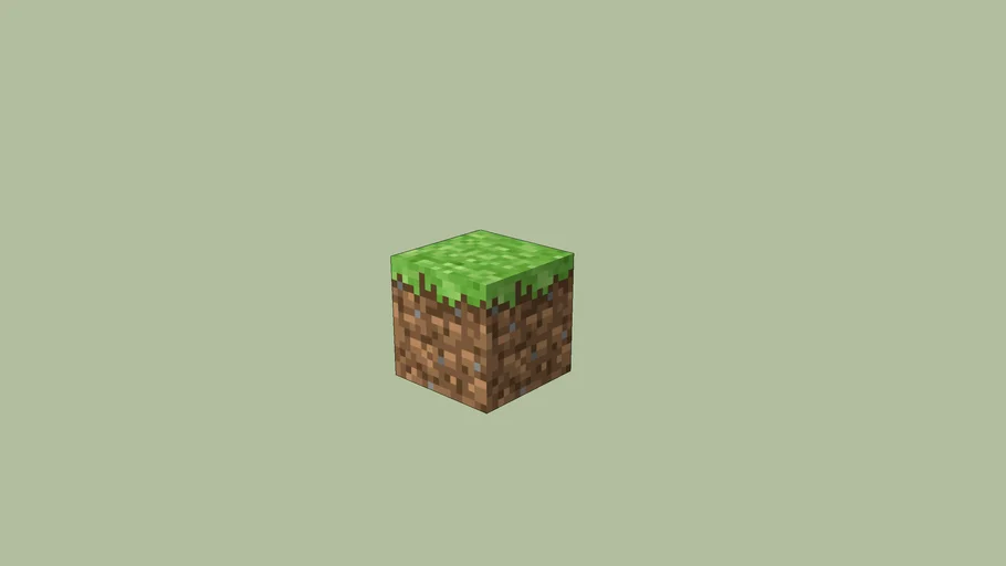 Minecraft Grass Block | 3D Warehouse