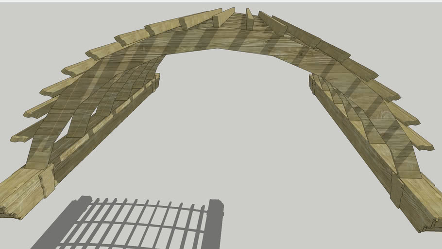 Pergola Curva | 3D Warehouse