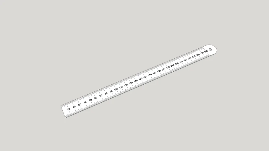 300 mm liniaal / ruler | 3D Warehouse