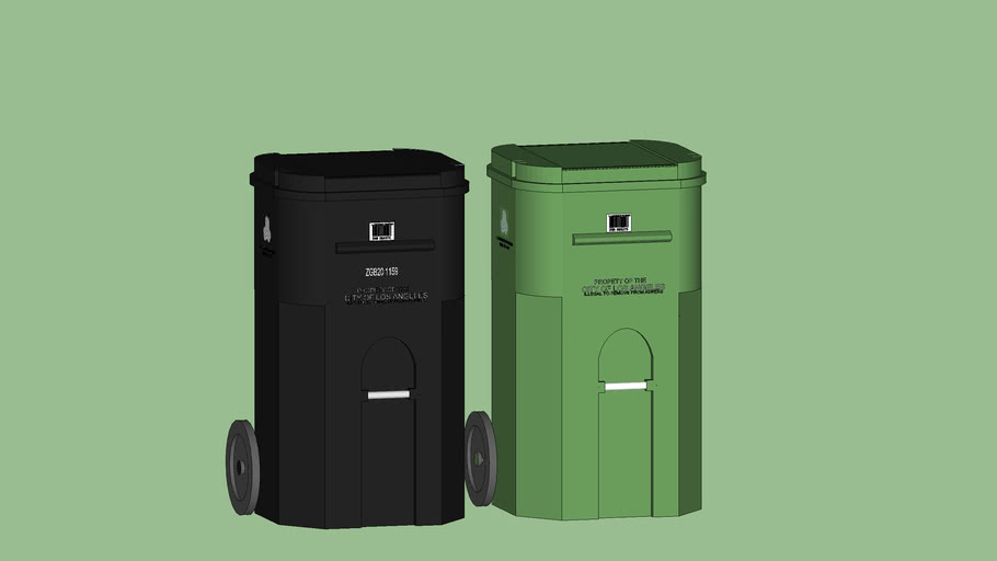 Los Angeles Sanitation OP Rare L.A. Bin | 3D Warehouse