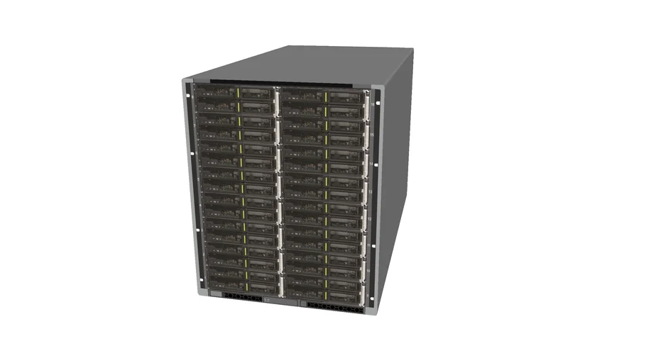 Huawei E9000 Server Hosting Platform | 3D Warehouse