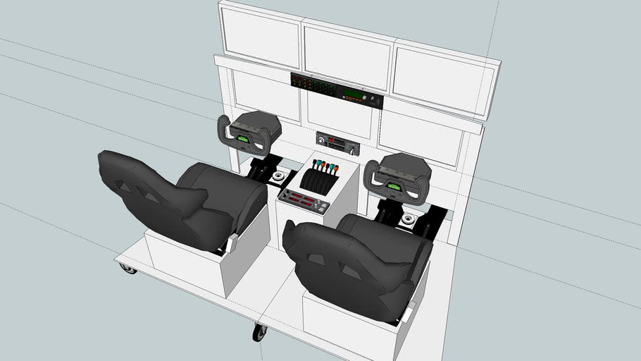 Flight Simulator Cockpit - Rev 2 | 3D Warehouse