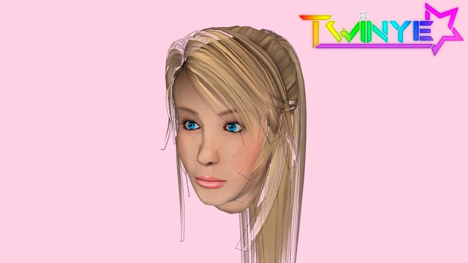 Sarah Bryant Halloween cabelo Hair | 3D Warehouse