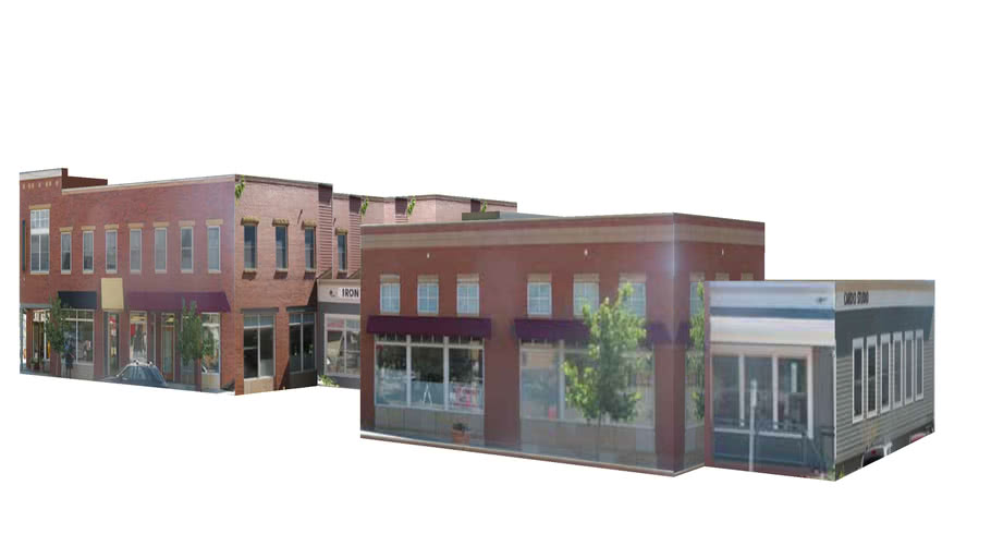 Main Street North 01 | 3D Warehouse