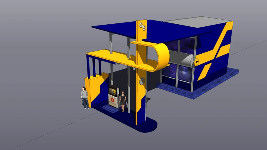 OIL STATION MODERN 6 | 3D Warehouse