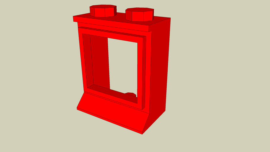 LEGO RETRO WINDOW 1X2X2 | 3D Warehouse