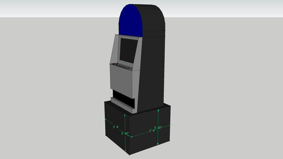 Video Poker Machine | 3D Warehouse