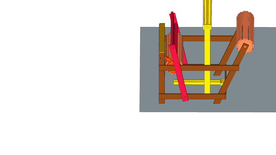 small floor loom | 3D Warehouse