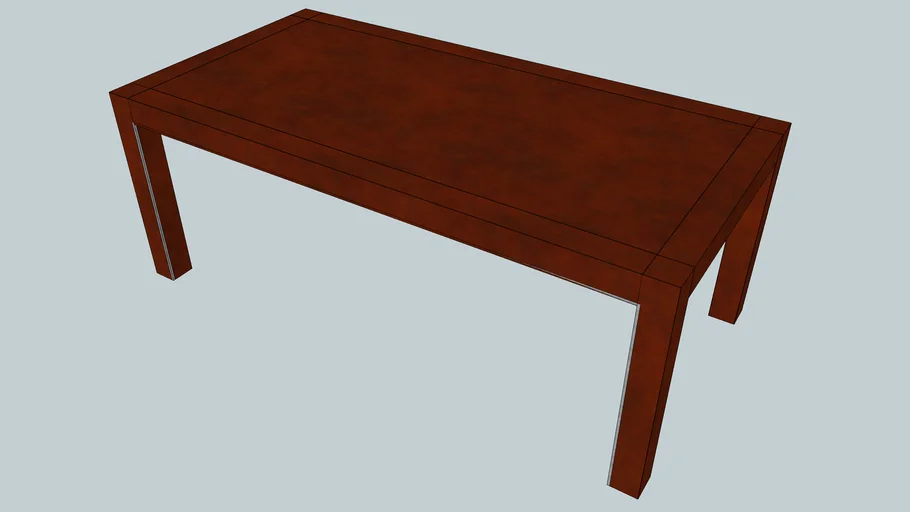 Eettafel Kersenhout Desgin | 3D Warehouse