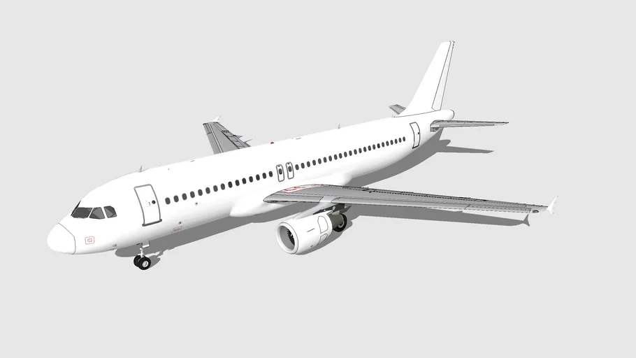 Airbus A320-200 CFM Fences Template | 3D Warehouse
