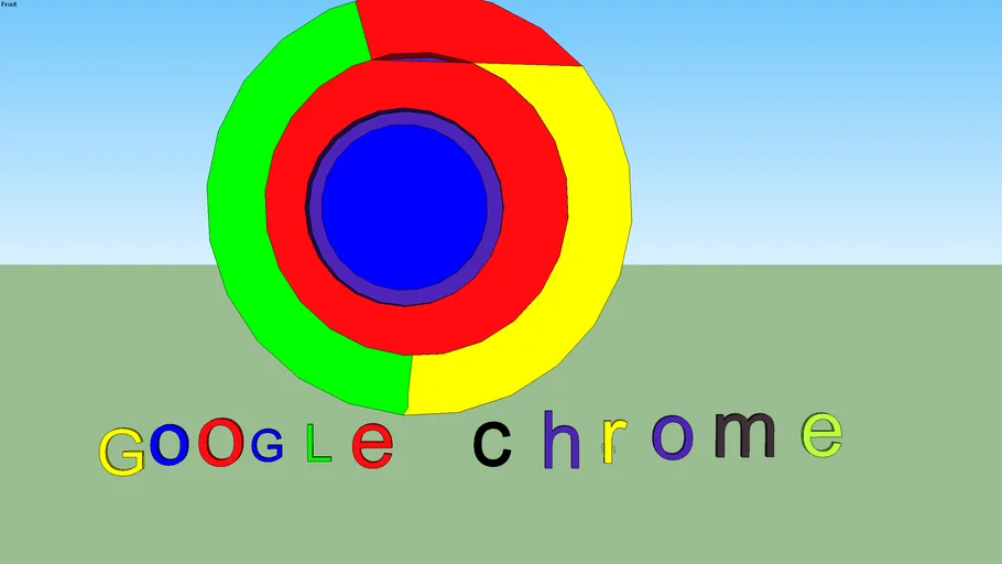 google chrome logo | 3D Warehouse
