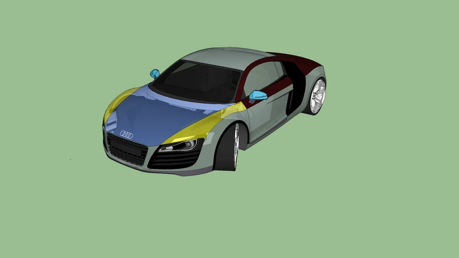 Audi R8: Glass Frame | 3D Warehouse