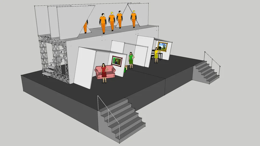 Stage Drama Musikal 3Perempuanku | 3D Warehouse
