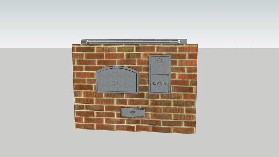 Wood Burning Cooking Stove | 3D Warehouse