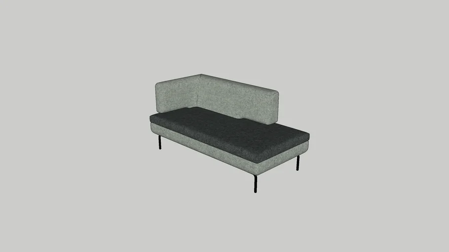 Logan chaise lounge sofa 160 S | 3D Warehouse