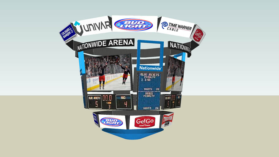Nationwide Arena Jumbotron | 3D Warehouse