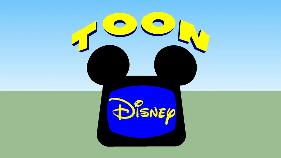 1998 Toon Disney Logo | 3D Warehouse