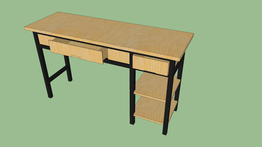 Meja minimalis | 3D Warehouse