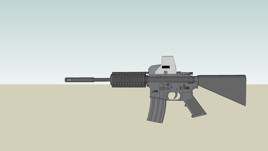 m16a4 | 3D Warehouse