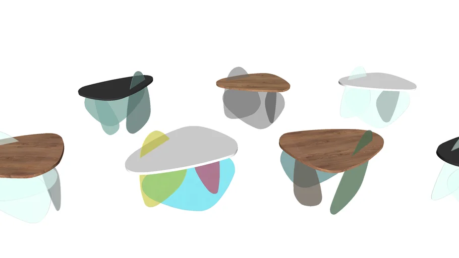 Pebble-1 coffee table | 3D Warehouse