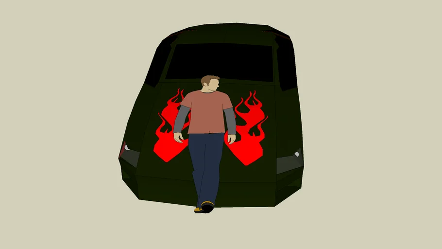 crassing guy | 3D Warehouse