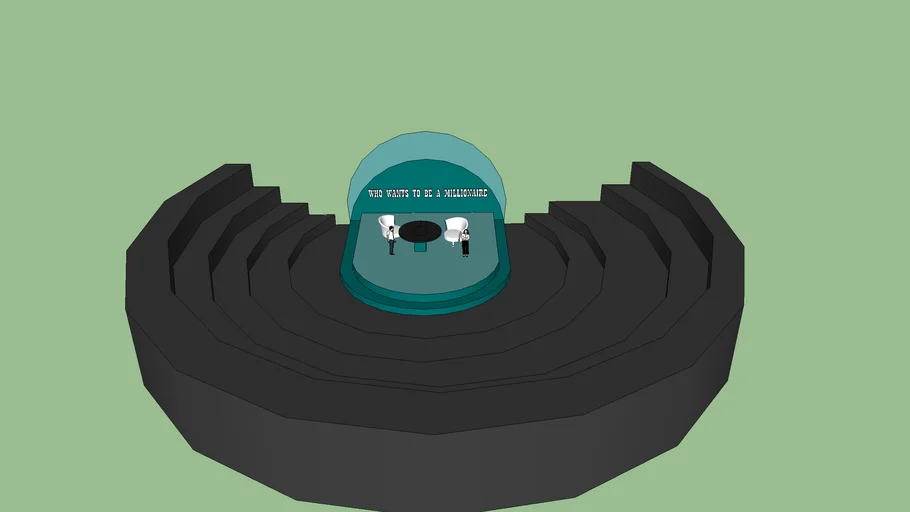 Who wants to be a millionaire set | 3D Warehouse