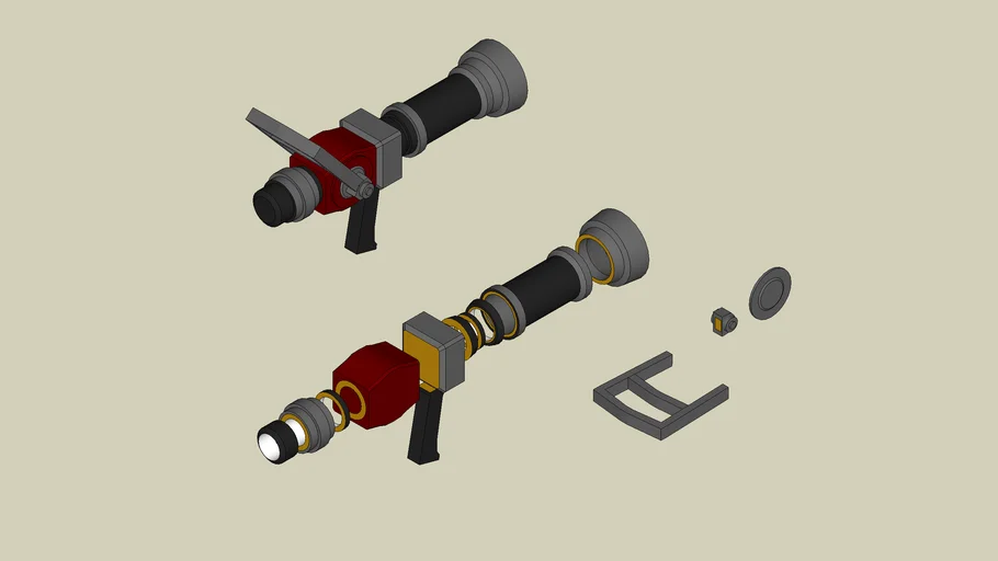 Team Fortress 2 Simplified Medigun | 3D Warehouse