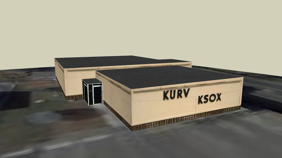 KURV KSOX Radio Station | 3D Warehouse