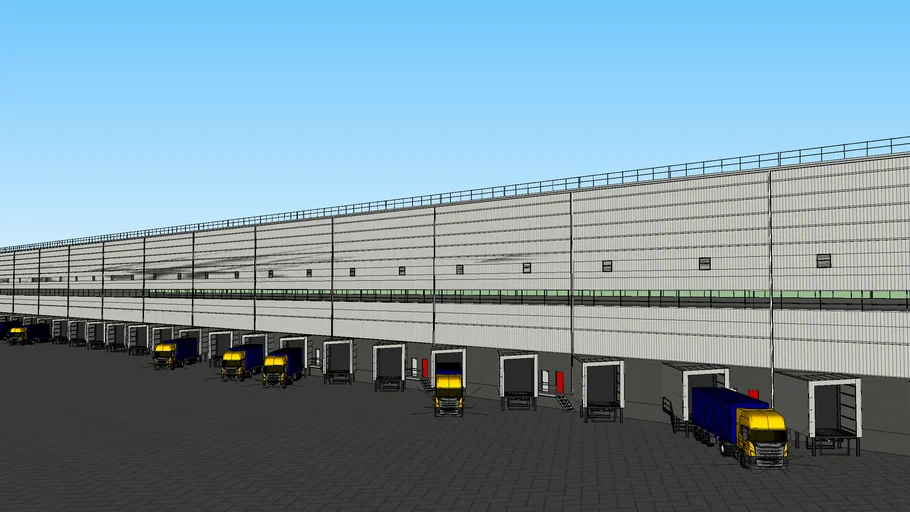 PEB MODEL THE BUILDING TECHNIQUES | 3D Warehouse