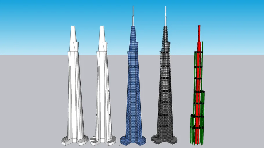 Skyscraper design 2 (sn2) version 2 | 3D Warehouse