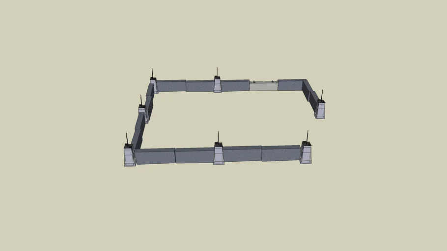 stinky defence wall | 3D Warehouse