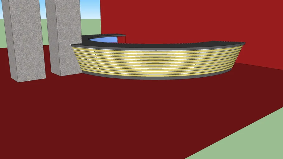 banque d'accueil | 3D Warehouse