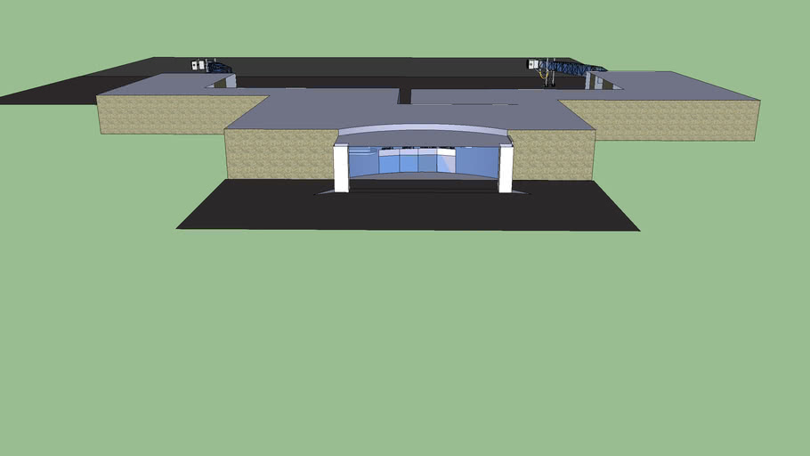 Fully furnished airport terminal- terminal one Ronishqua International ...