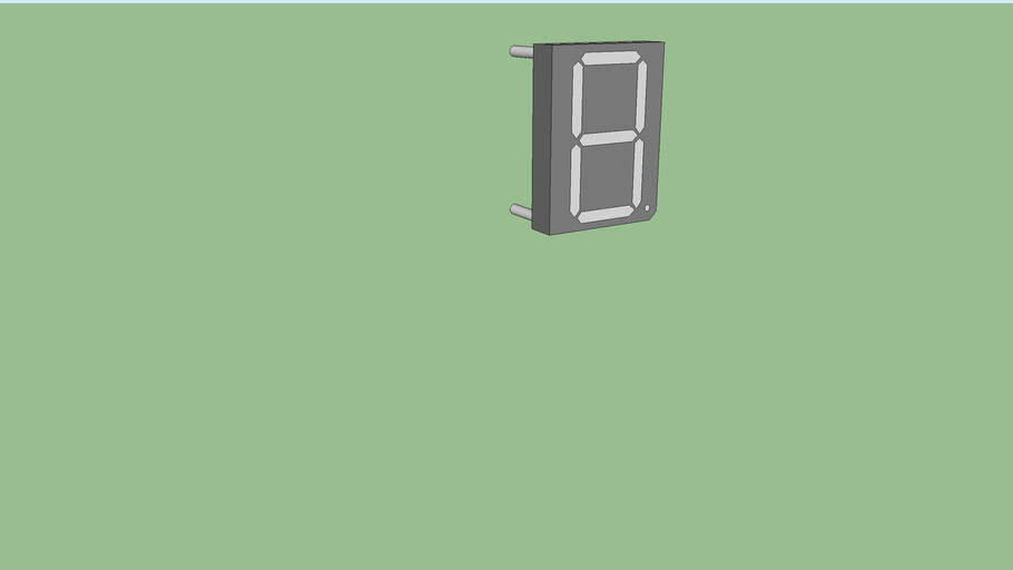 DISPLAY 7 SEGMENTI / 7 SEGMENTS DISPLAY | 3D Warehouse